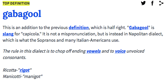 What is Gabagool? – Citizen Sociolinguistics