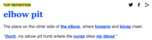 Elbow, Elbow Pit, or Cough Pocket? – Citizen Sociolinguistics